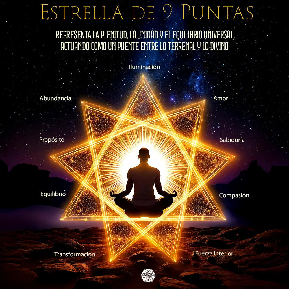 Pirámide Orgonita Chica Estrella de 9 Puntas con Cuarzo Blanco, Pirita ...